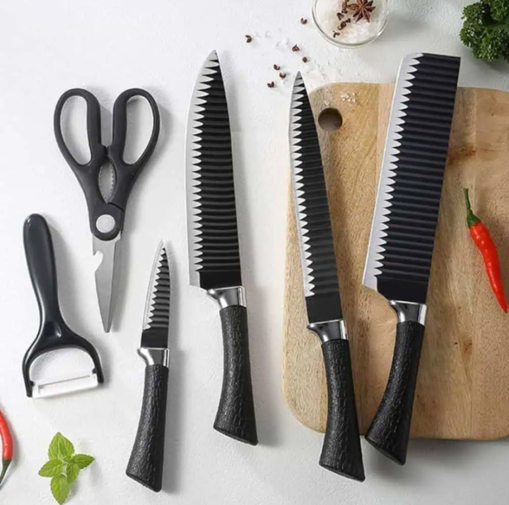 Kitchen Cutter Set 6 Pcs same as picture Cutter and pillar set Set For ...
