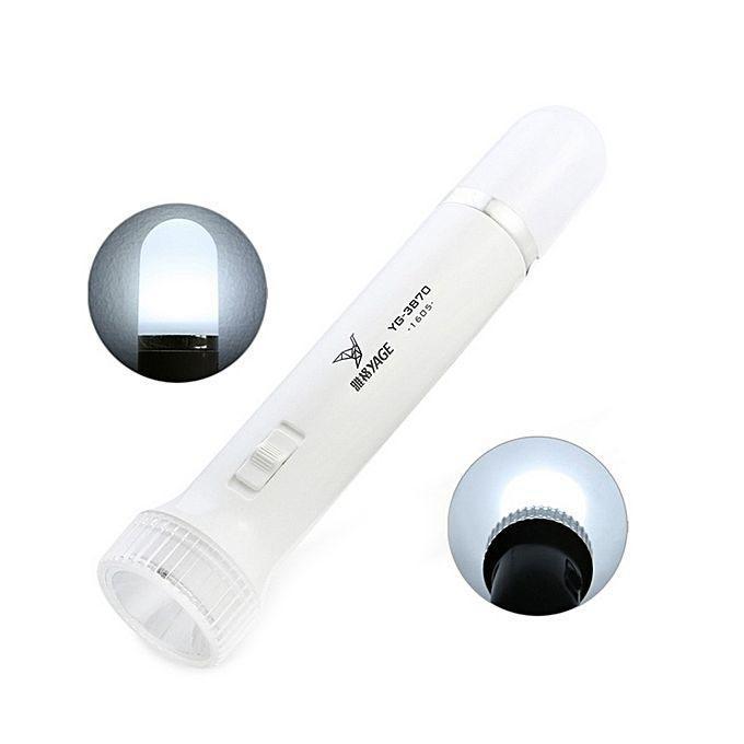 Double Sided Rechargeable LED Torch -White | Daraz.com.bd