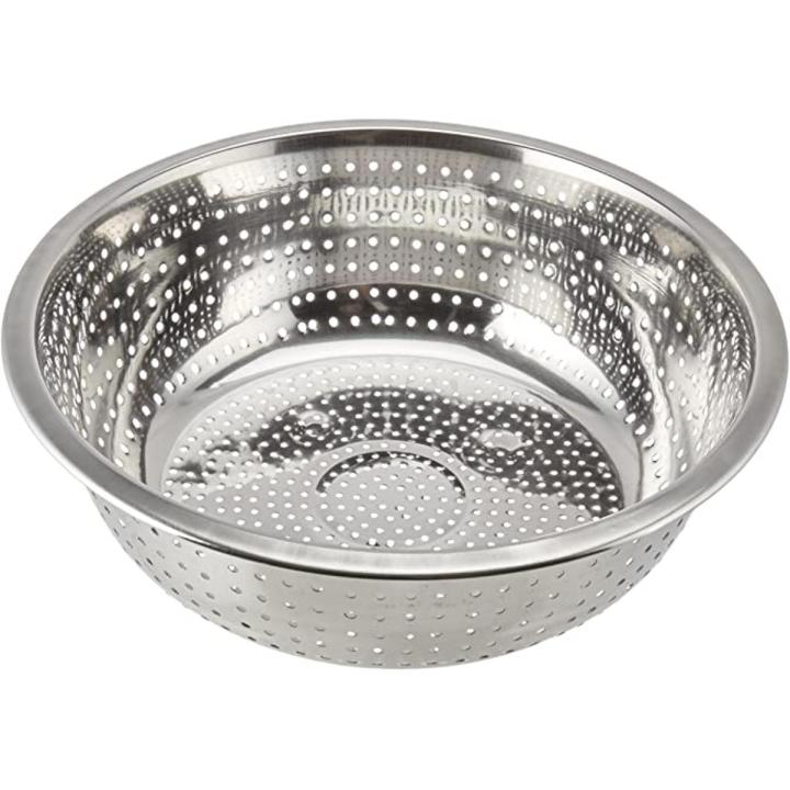 China Stainless Steel Washing Net Bowl 24cm. | Daraz.com.bd
