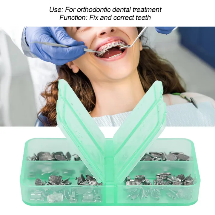 80pcs / Box Dental Buccal Tube 1st Molar Bonding Conv Orthodontic ...