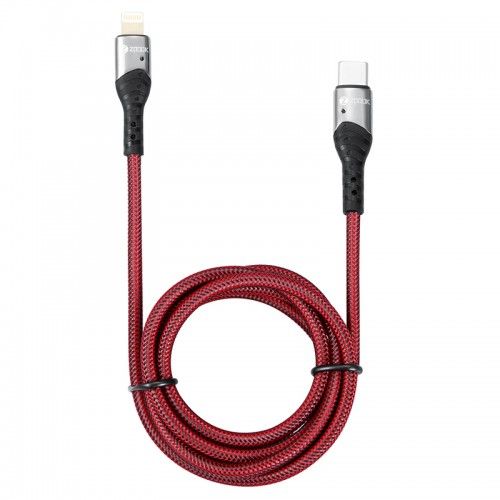 ZOOOK Brazen 20w I USB Type-C To Lightning Fast Charging Cable-Red ...