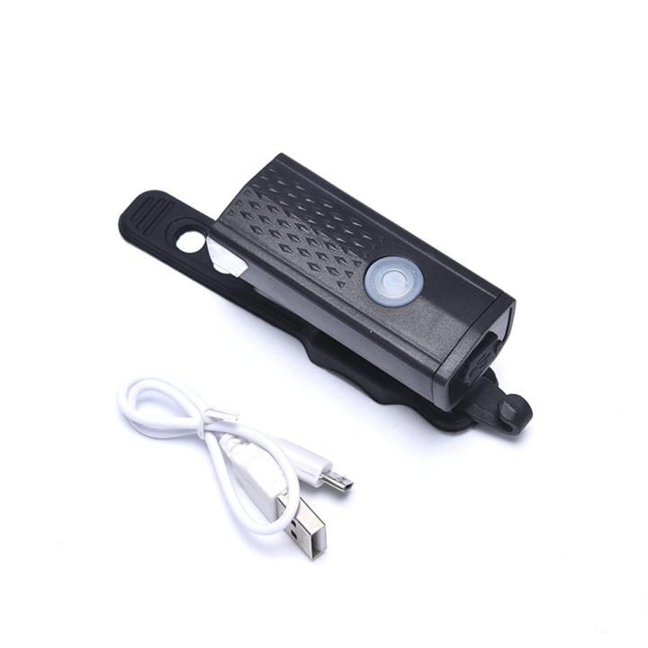 Rechargeable Bicycle LED Lights USB Headlight + Rear Taillight Warning ...