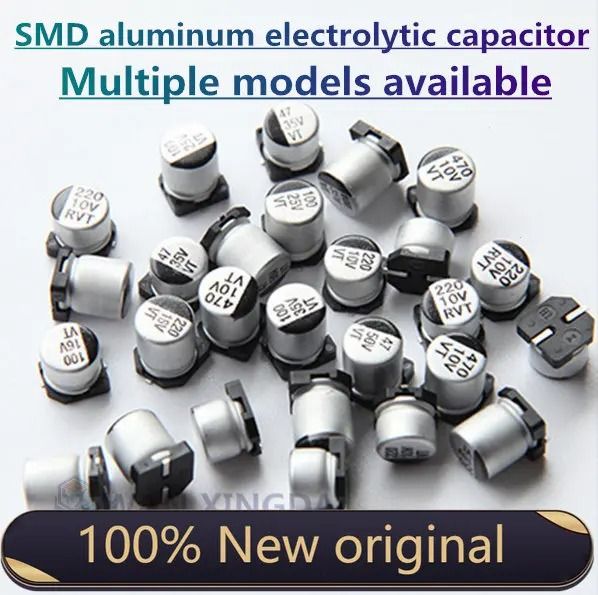SMD aluminum electrolytic capacitor 20%10V 16V 25V 35V 47UF 50V 63V 100UF 220UF 470UF 1000UF ...