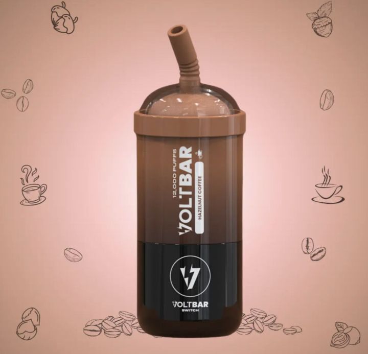 Voltbar Switch Hazelnut Coffee Flavor Vape 12,000 Puffs (Full Kit ...