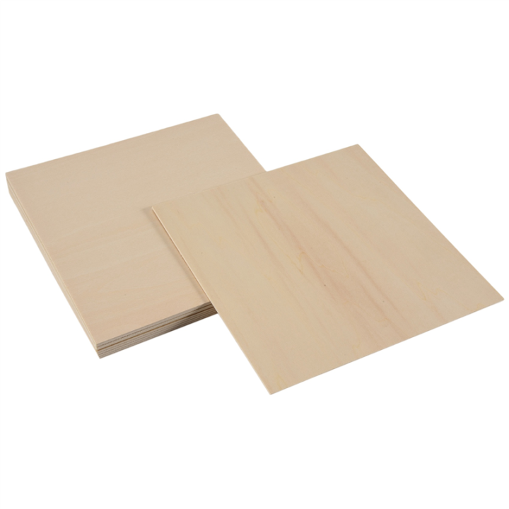 10Pcs 20X20X0.2cm Unfinished Wood Board, Rectangle Blank Wooden | Daraz ...