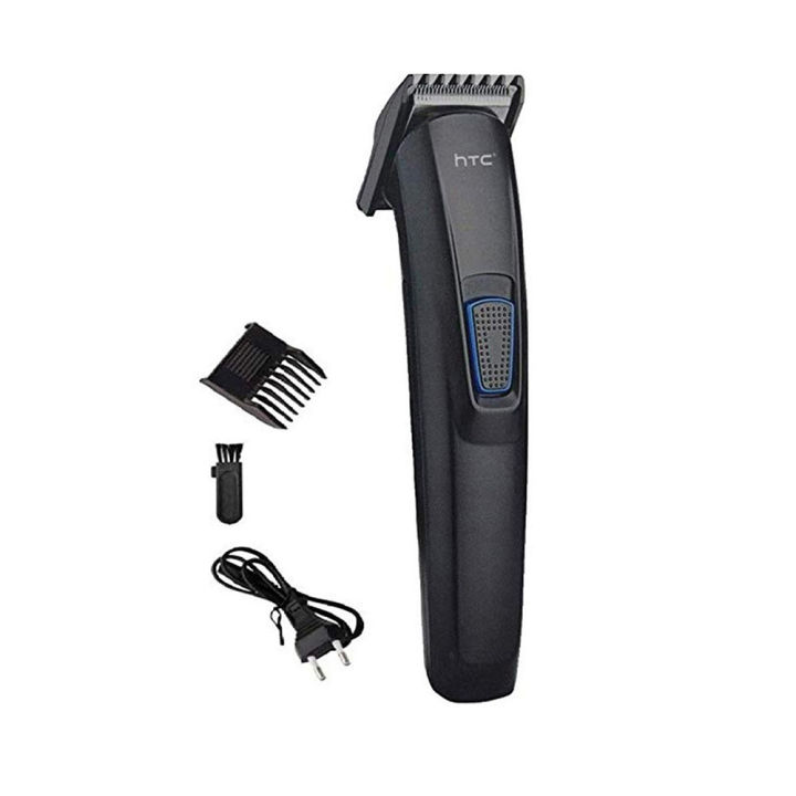 HTC AT-522 Trimmer for Men - Black - Rechargeable Professional Cordless ...