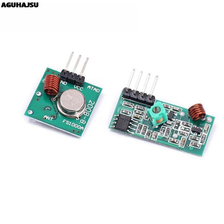 433Mhz RF Wireless Transmitter Module and Receiver Kit 5V DC 433MHZ Wireless For Arduino ...