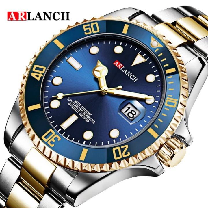 ARLANCH Men Quartz Watch Sport Mens Watches Top Brand Luxury Waterproof ...
