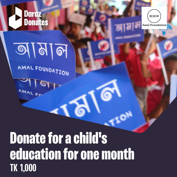 Donate for a child's education for one month | Daraz.com.bd
