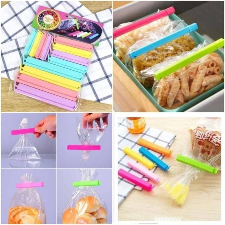 Food Seal Clip Plastic Food Seal Clip -12 PCS | Daraz.com.bd