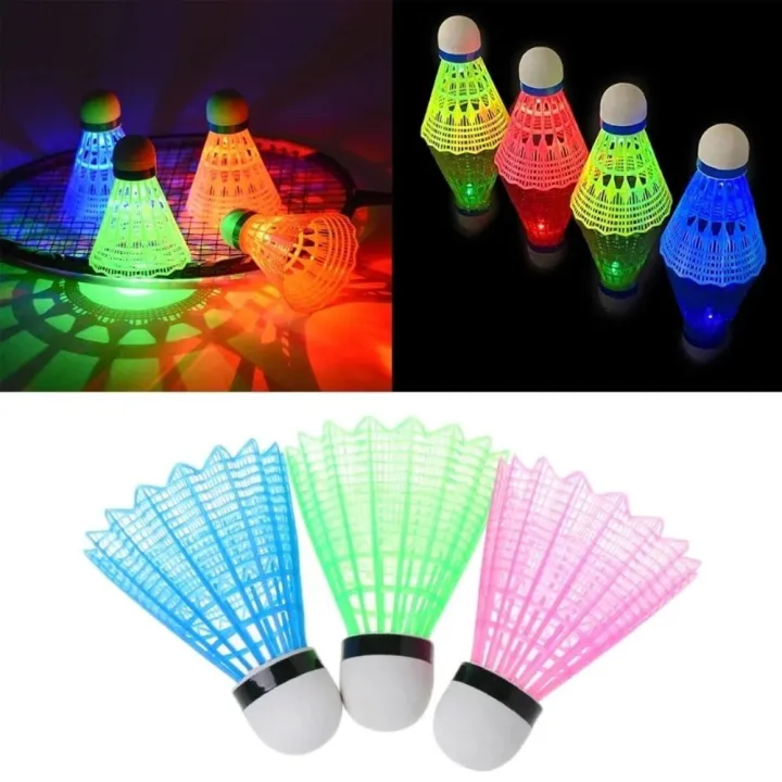 【Bestseller】 Training Light-up LED Badminton Lighting Balls Colorful ...