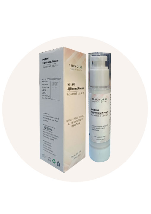 Trichofas® Instant Lightening Cream is a quick-acting skin-brightening ...