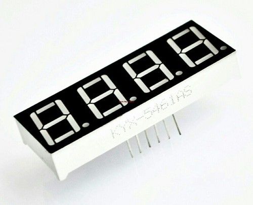 4-Digit 7-Segment Display 0.56" Common Cathode 3-Digit LED Display ...