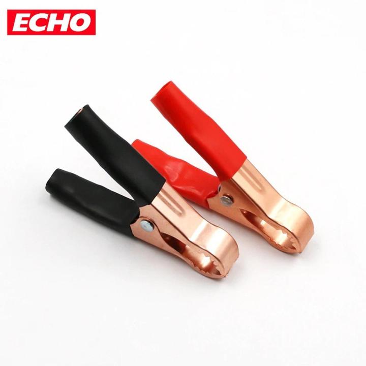 2pcs - Battery Terminal Clip 50A Copper plated Alligator connector ...