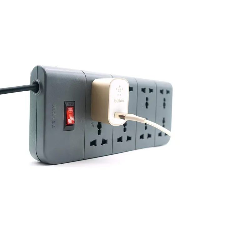 Belkin 8-Socket Heavy Duty Multiplug with Surge Protector | Daraz.com.bd