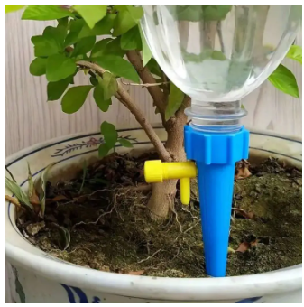 Plant Auto Watering Spike with Control Valve Automatic Irrigation Water ...