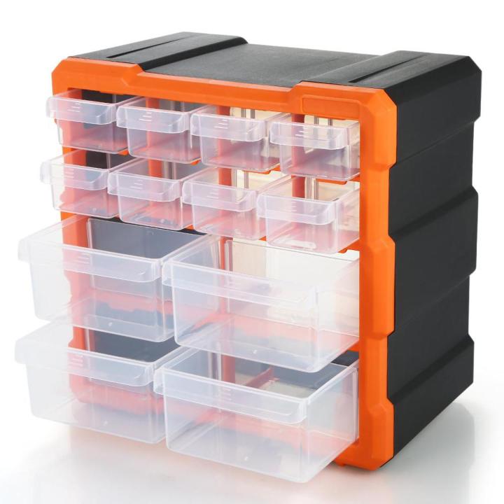 KOGEEK Drawer Plastic Parts Storage Box Multiple Compartments Slot ...