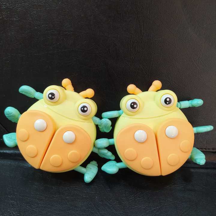 Seven-spotted ladybug Baby fitness educational toy tap Sound CN -1pcs ...