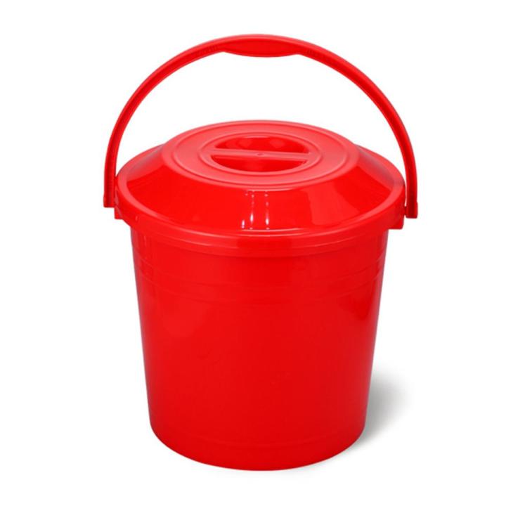 Design Bucket 30L With Lid - Red | Daraz.com.bd