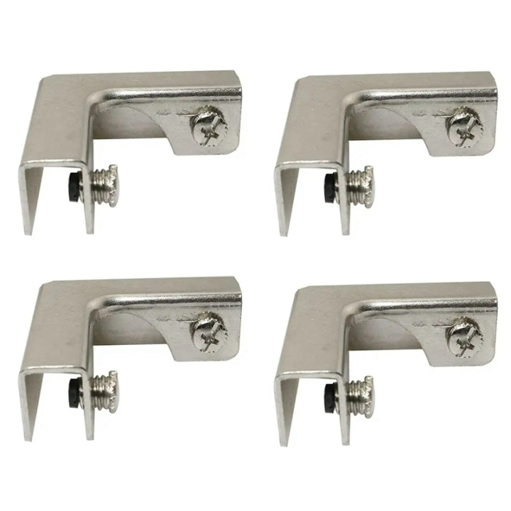 4Pcs L Type Glass Fixing Clip 2 Way Glass Connectors | Daraz.com.bd