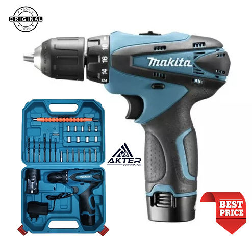 Makita Cordless Drill Machine Set ( 12V ) With 2 Battery & 1 Charger ...