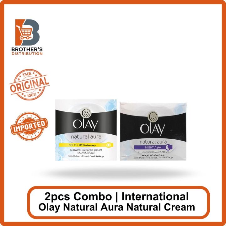 Olay Natural Aura Natural Cream 50gm Combo Pack | Daraz.com.bd