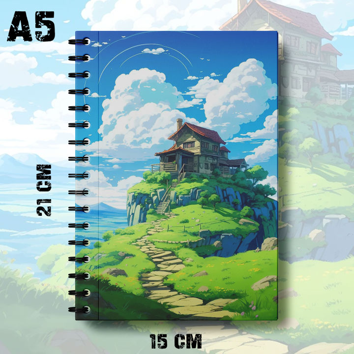 A5 Notebook Anime Village Design Writing Pad K42 K46 | Daraz.com.bd