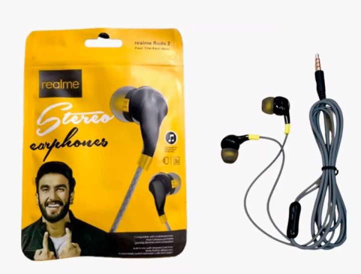 Realme Earphone With Mic Ear Buds 2 - Headphone | Daraz.com.bd
