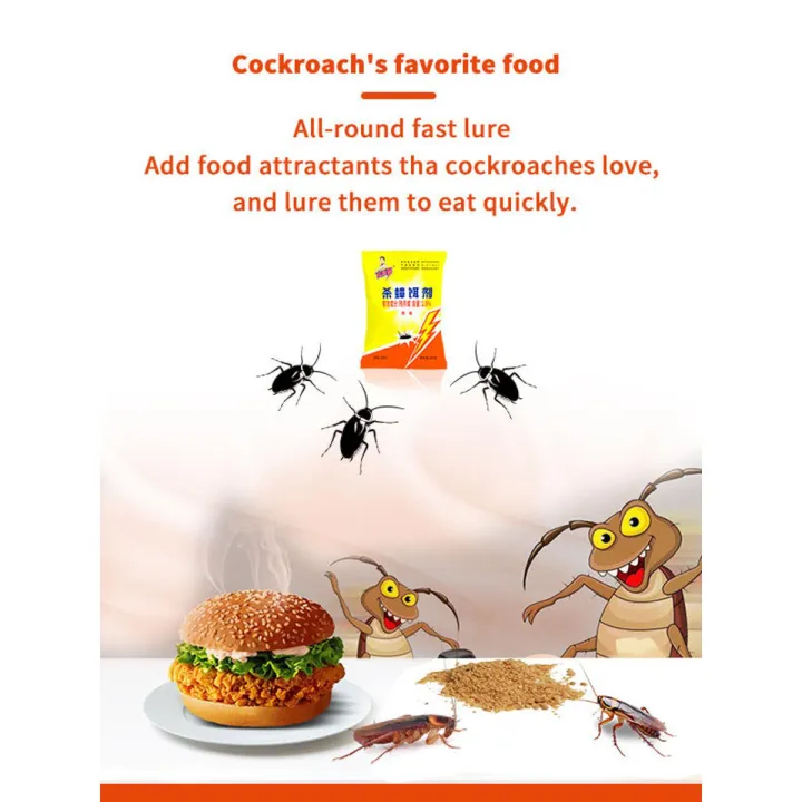Cockroach Killing Bait 1.5% Propoxur Cockroach Control powder 10g Mr ...