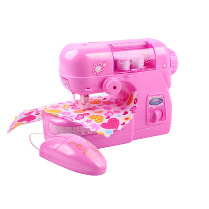 Mini Electric Sewing Machine Pretend Play Toy for Kids Children Girls ...