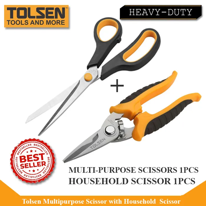 TOLSEN Multipurpose Scissor and Household Scissor Model 30042-30044 ...