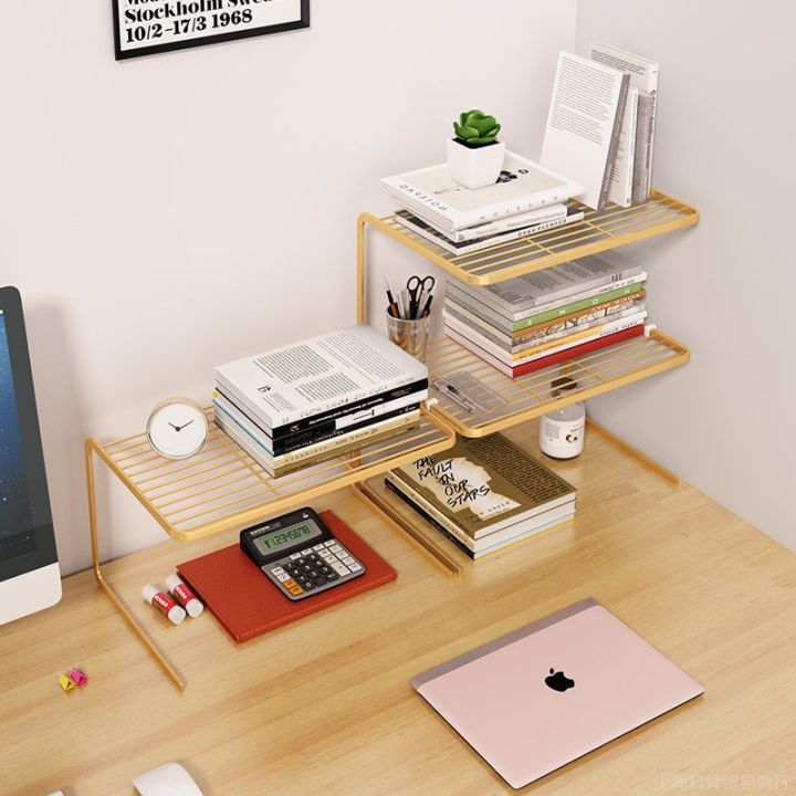 Dormitory Simple Desktop Storage Rack Office Organizing Desk Storage ...