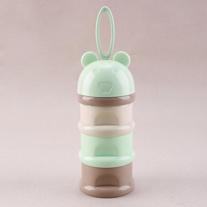 【happy one】3 Frog Style Portable Baby Food Box Cereal Cartoon Milk ...