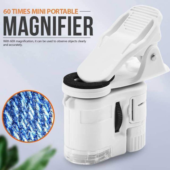 60X Mini Portable Smartphone Microscope | Daraz.com.bd