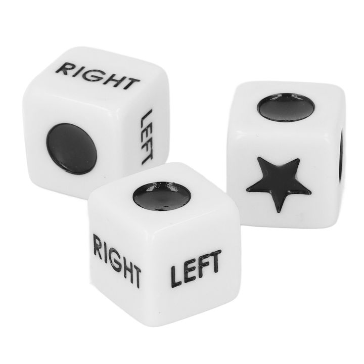 Dice Game Set Fun 2 Set Left Right Center Dice Multipurpose for Family ...
