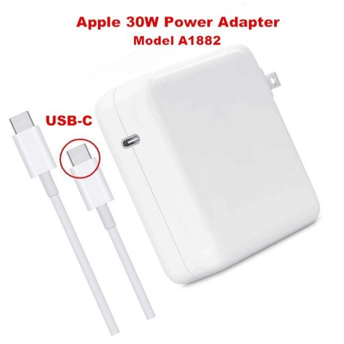 MacBook 30W USB-C Power Adapter Type-C Fast Charger A1882 For Latest ...
