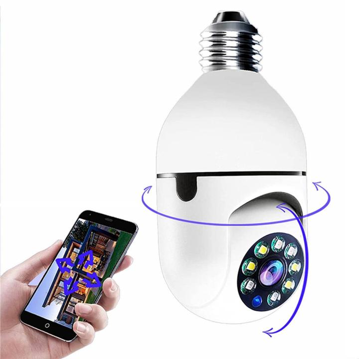 V380 Tuya PTZ Wifi Camera Mini Plus E27 Bulb Socket Security Wi-fi ...