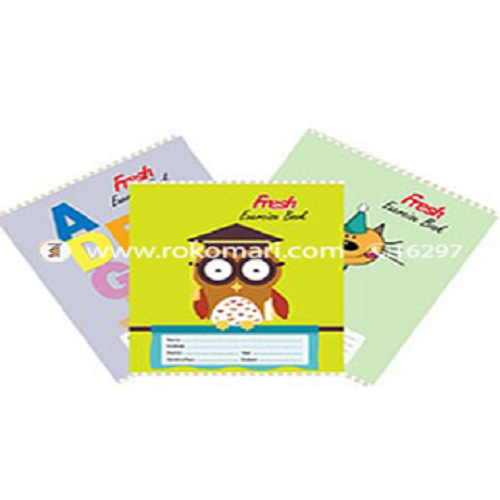 Fresh Kids Math Plain Khata -124 Page (Standard) - 4 Pcs - Stapler ...