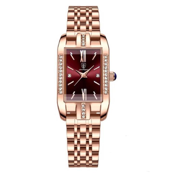 Poedagar PO365S RoseGold Stainless Steel Analog Wrist Watch For Women ...