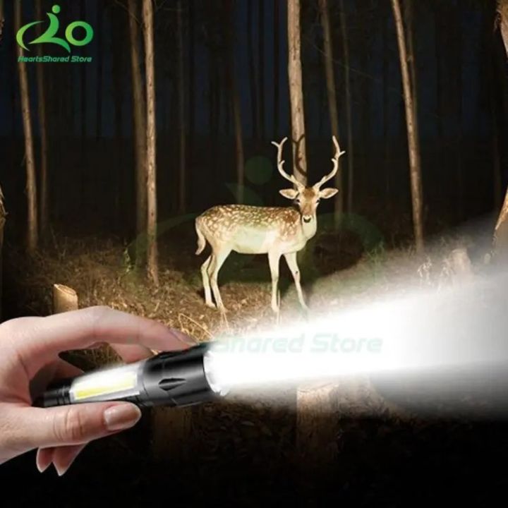 Led Flashlight Geepas GP-009 Rechargeable Led Flashlight Torch Lamp ...