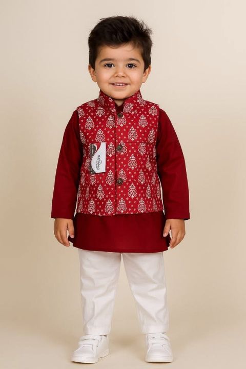Most demanding Kids party panjabi set - 3 pcs panjabi set with panjabi ...