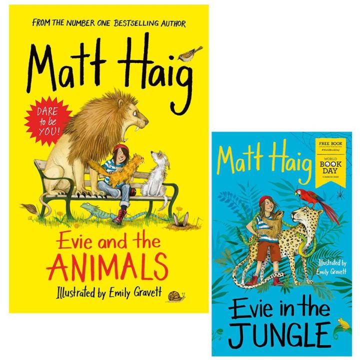 Evie and the Animals & Evie in the Jungle By Matt Haig 2 Books ...