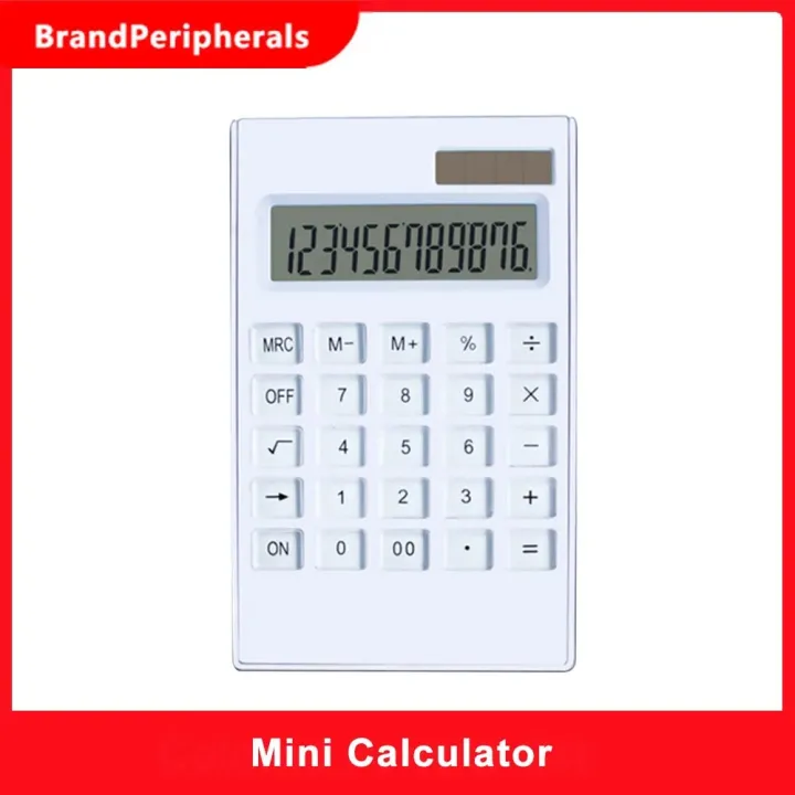 【3C VictoryEagle】Desktop Calculator Ultra-thin Digits Large Solar & Battery Power Crystal ...