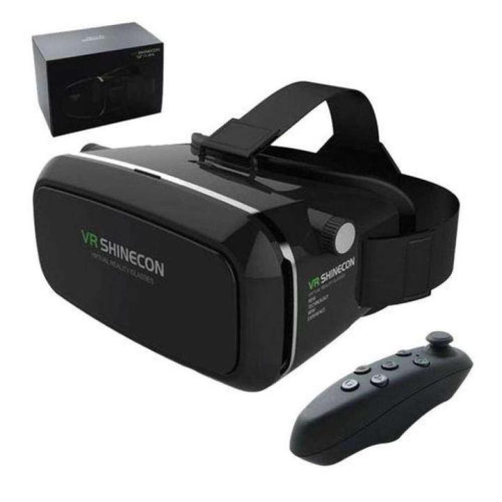 VR Shinecon Smart VR BOX 3D Glass with Bluetooth Remote Controller ...
