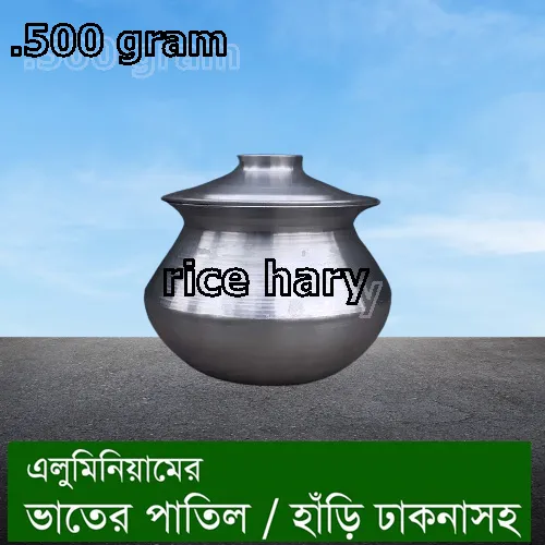 Aluminum's Rice Patil / Hari with Lid - 0.5 KG | Daraz.com.bd