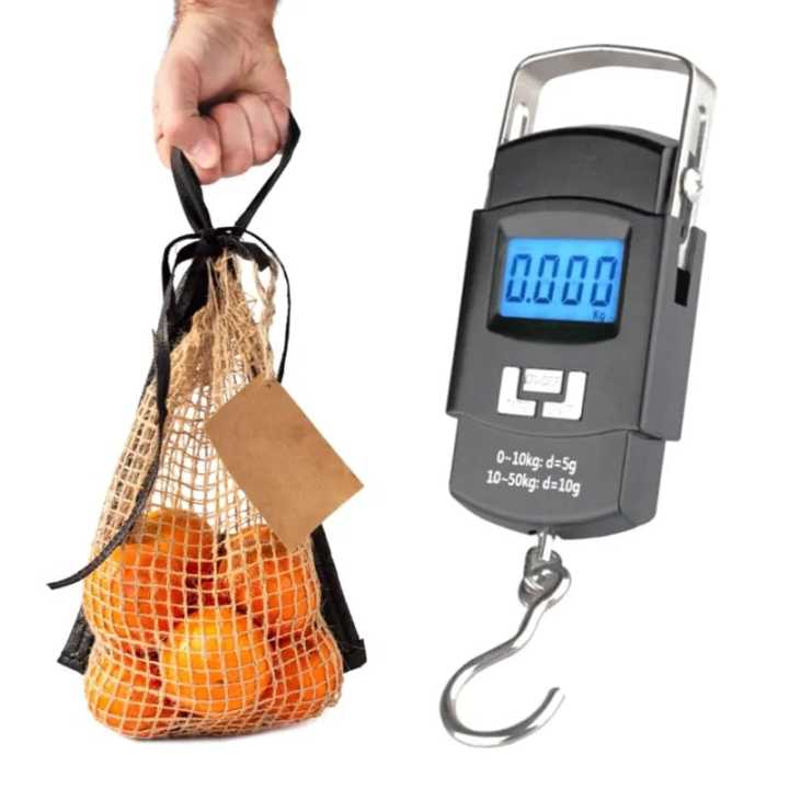 1pcs (50kg/10g) LCD Digital Scale For Fishing Travelling And Home ...