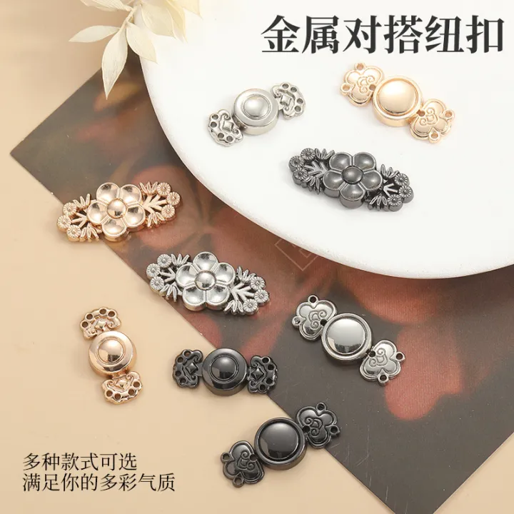 [ New ] Magnetic Suction Chinese Knot Button Shirt Hanfu Snap Fastener ...