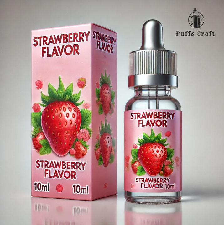 10 ML Strawberry Flavor liquid Vape Juice For Electric Cigarette And ...