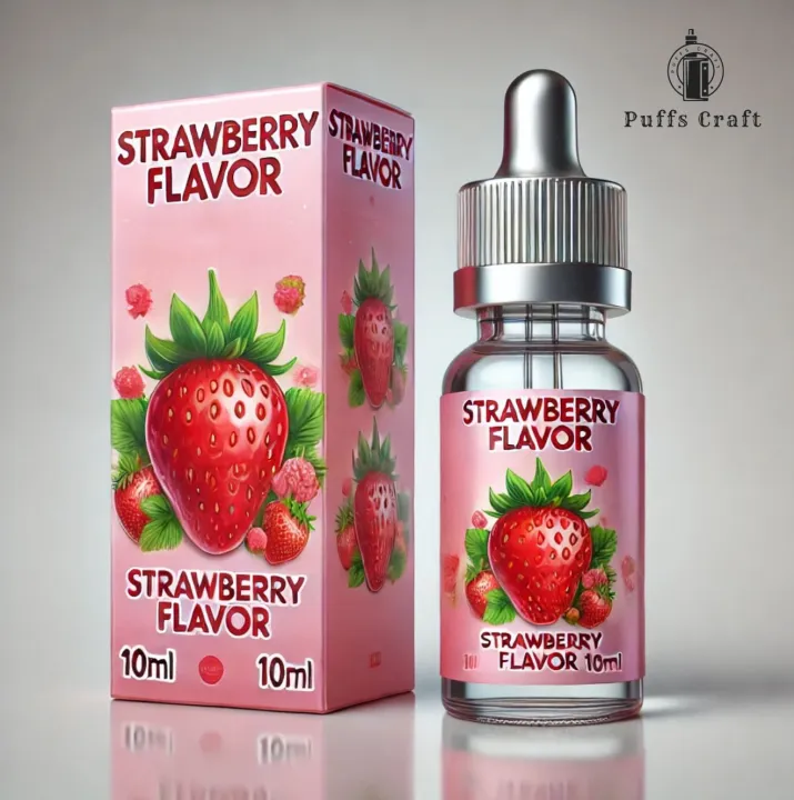 10 ML Strawberry Flavor liquid Vape Juice For Electric Cigarette And ...