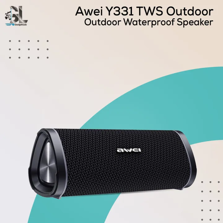 Awei Y331 TWS Outdoor Waterproof Speaker Bluetooth Wireless Stereo ...